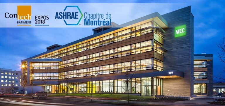 Participation d'ASHRAE Montréal à L’EXPO Contech bâtiment 2018 à Montréal - ASHRAE